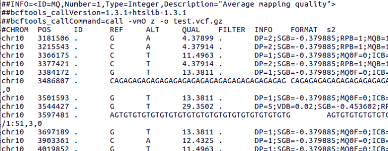 Calling Variants Using Wes Data And Samtools Bcftools Damis Blog 5720